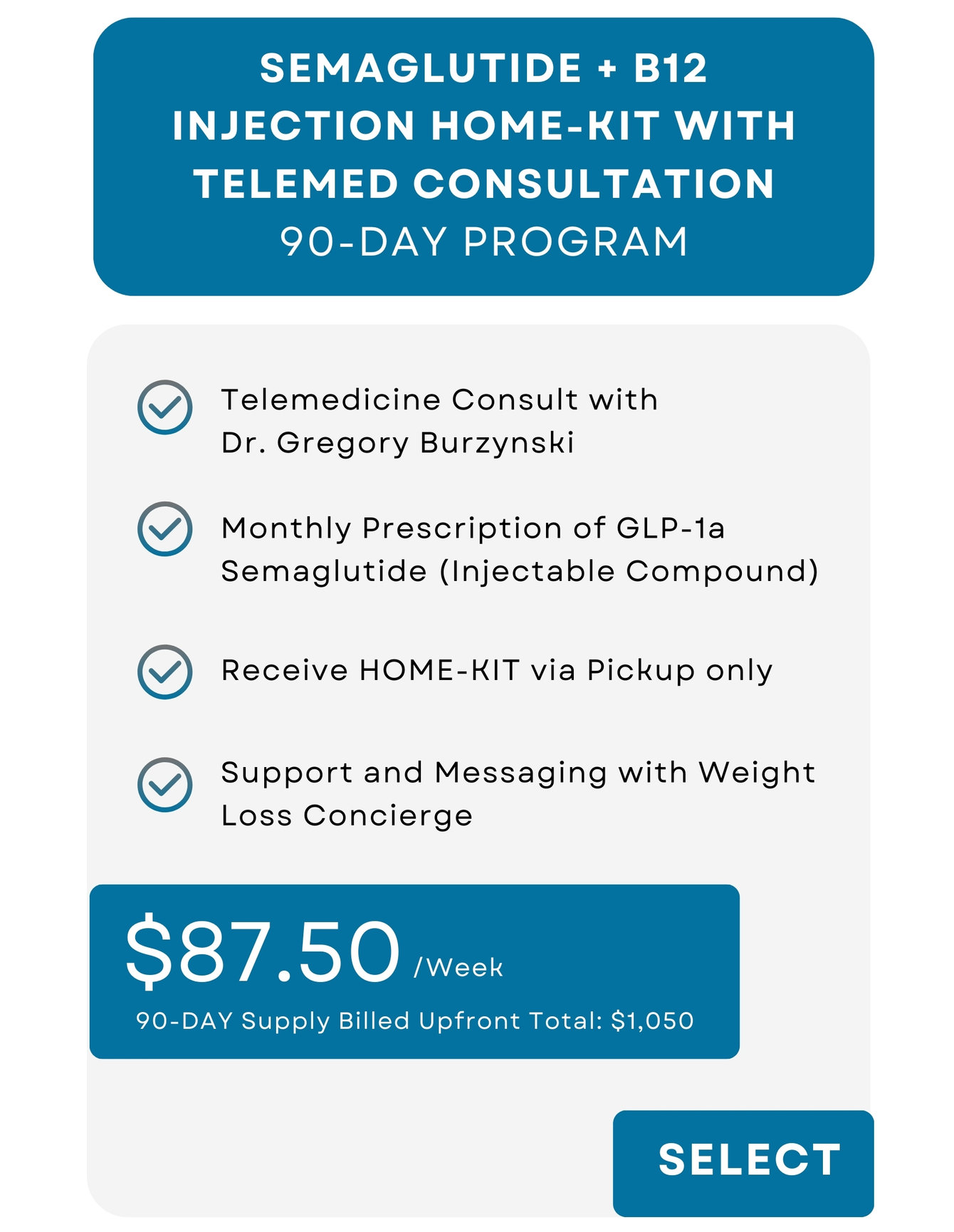 Semaglutide Home Kit | Houston Concierge Medicine