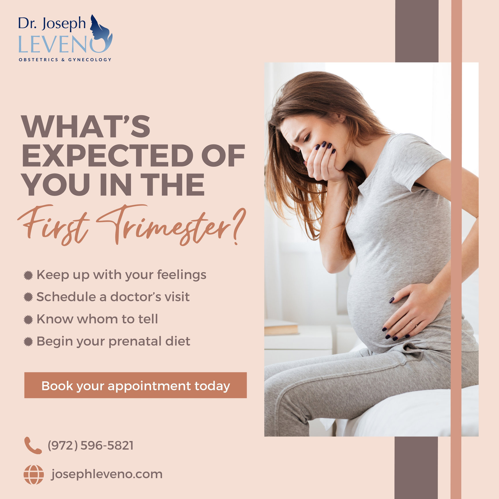 What’s expected of you in the first trimester? in Plano, Tx - Dr. Joseph Leveno