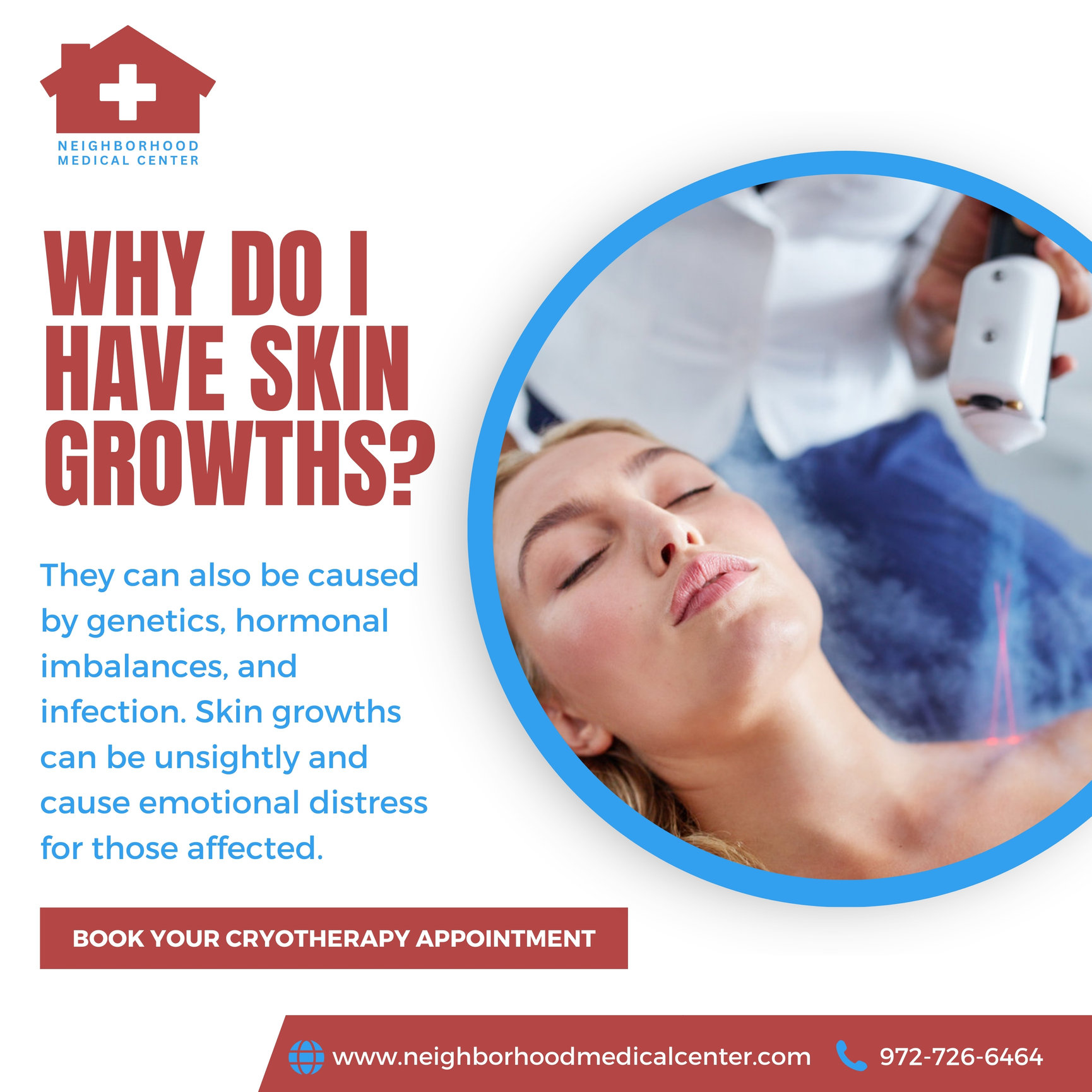 Why Do I Have Skin Growths in Dallas, Texas - Neighborhood Medical Center