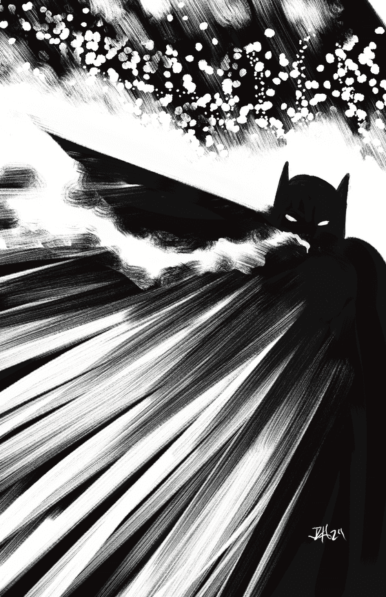 Batman Snow - Jeremy Hyler Art